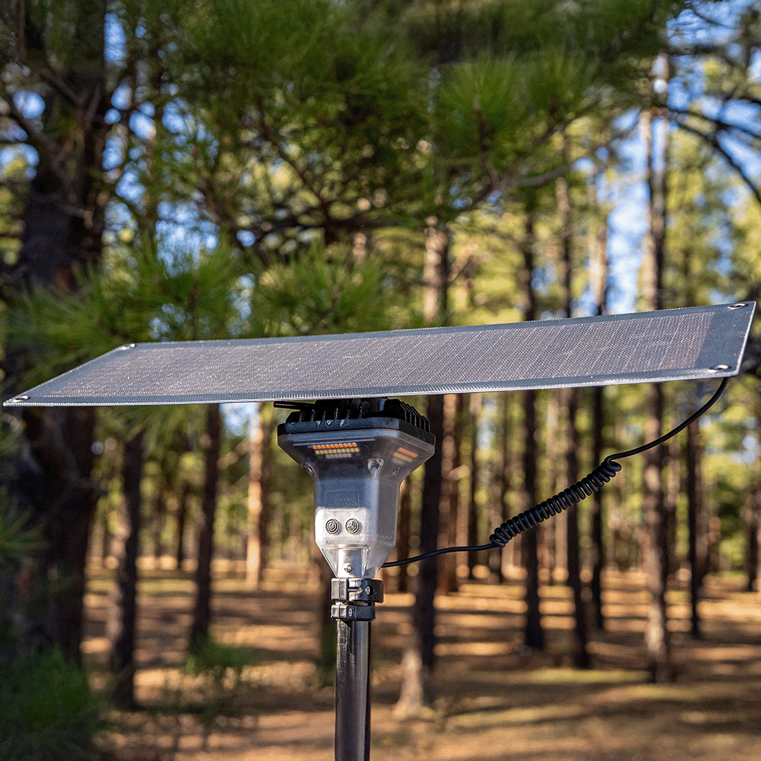 20 Watt Portable Solar Panel w/ LightRanger Receiver | Off-Grid Solar ...