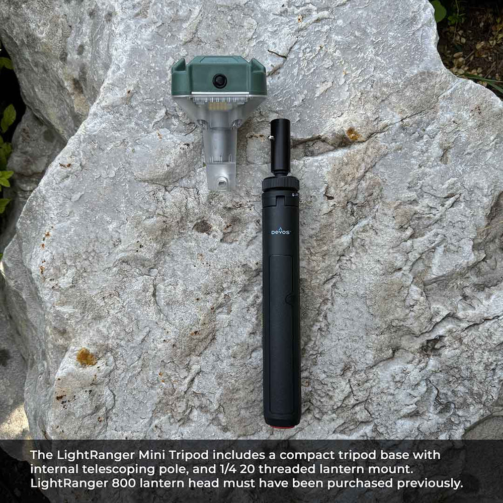 Mini Tripod with Quarter 20 Mount | Compact Tripod for LightRanger 800 ...